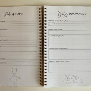 Baby Book, Baby Journal, Pregnancy Planner, Pregnancy Journal, New Mom ...