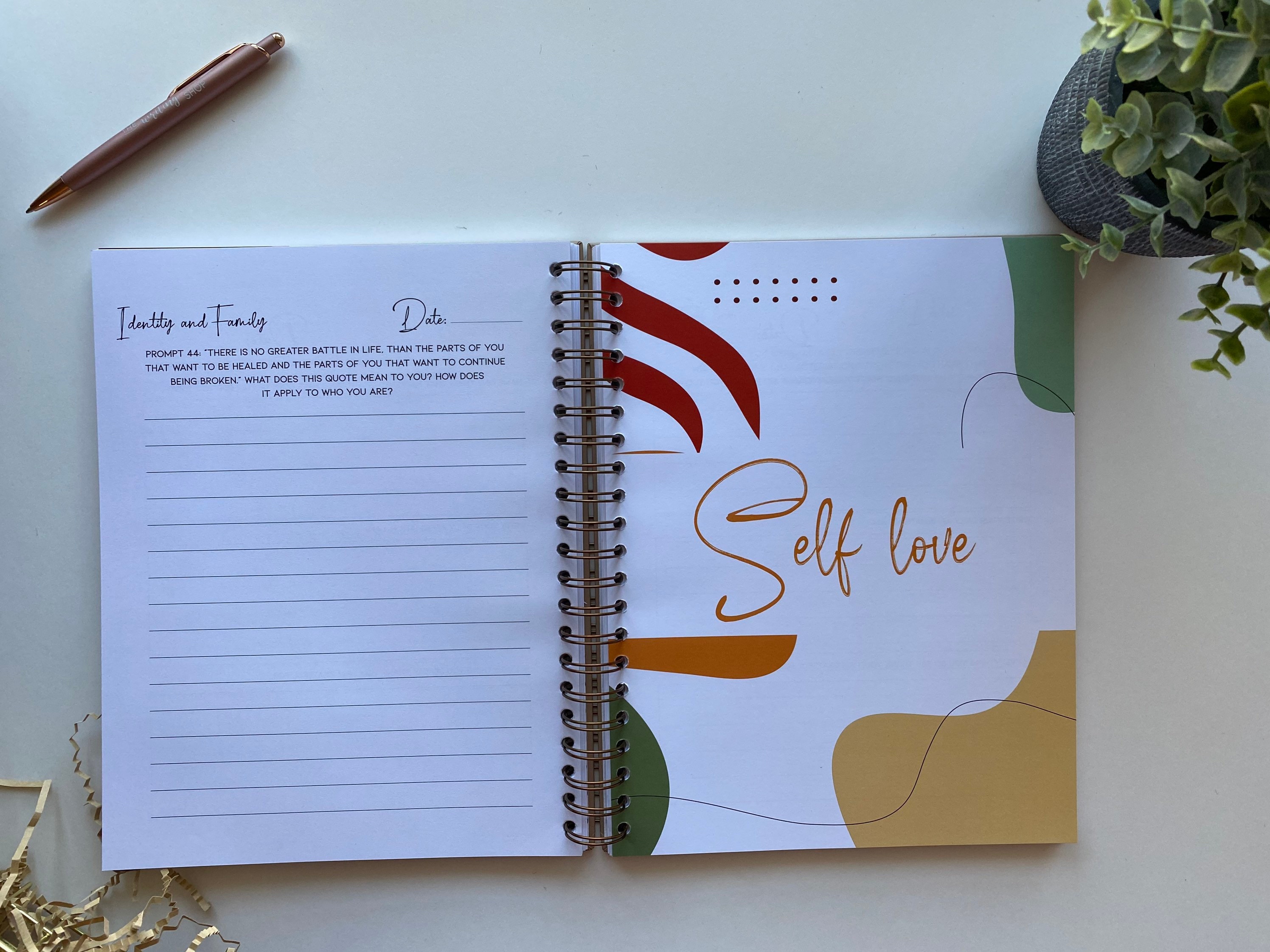Guided Journal With Prompts Self Care Journal Affirmation - Etsy