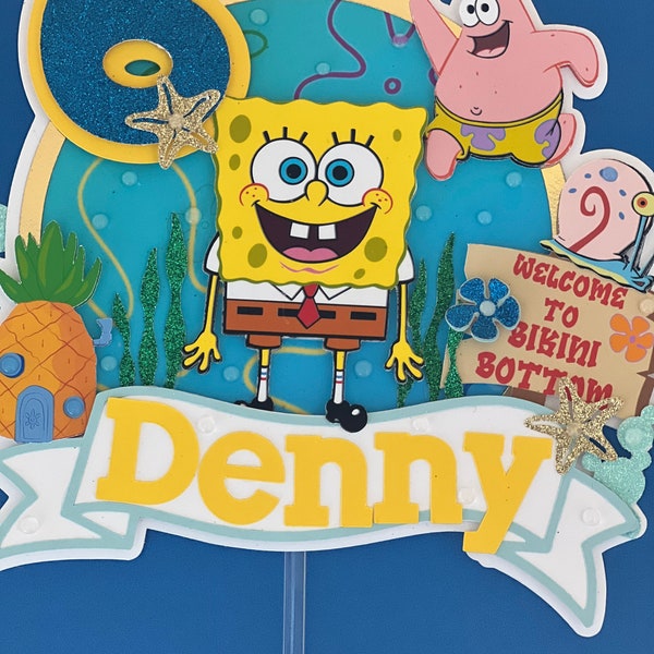 Printable Spongebob Birthday Decorations - Etsy