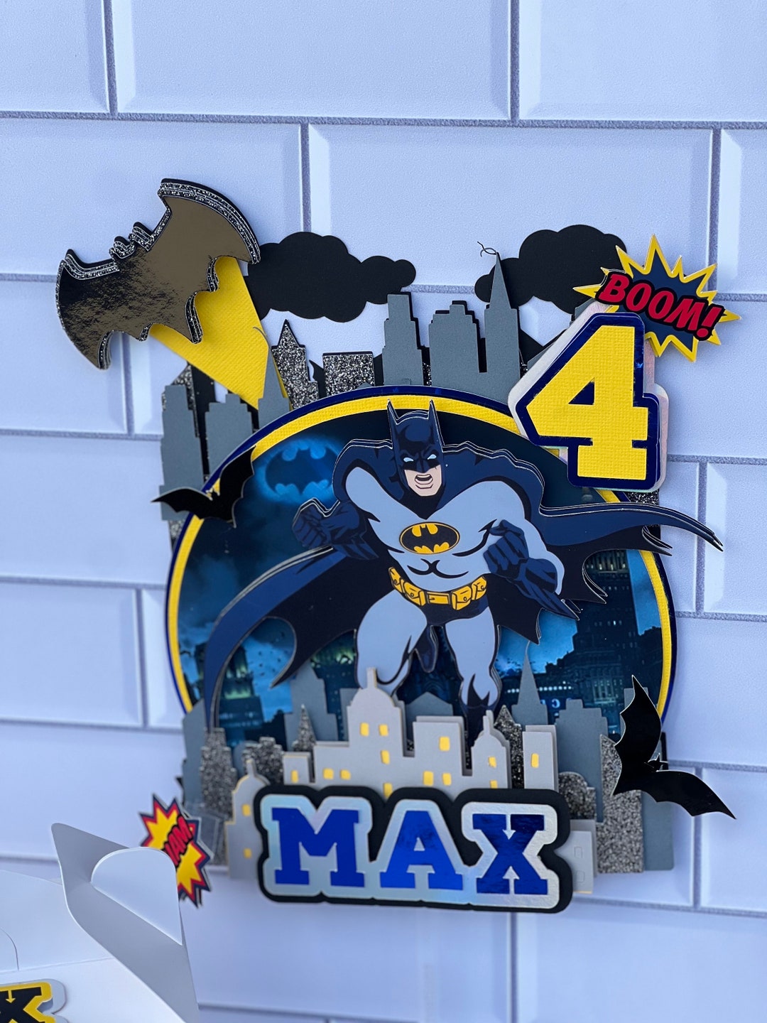 Batman Cake Topper / Batman Birthday / Super Hero Cake Topper Super ...