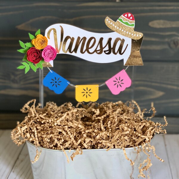 Fiesta Cake Topper - Etsy