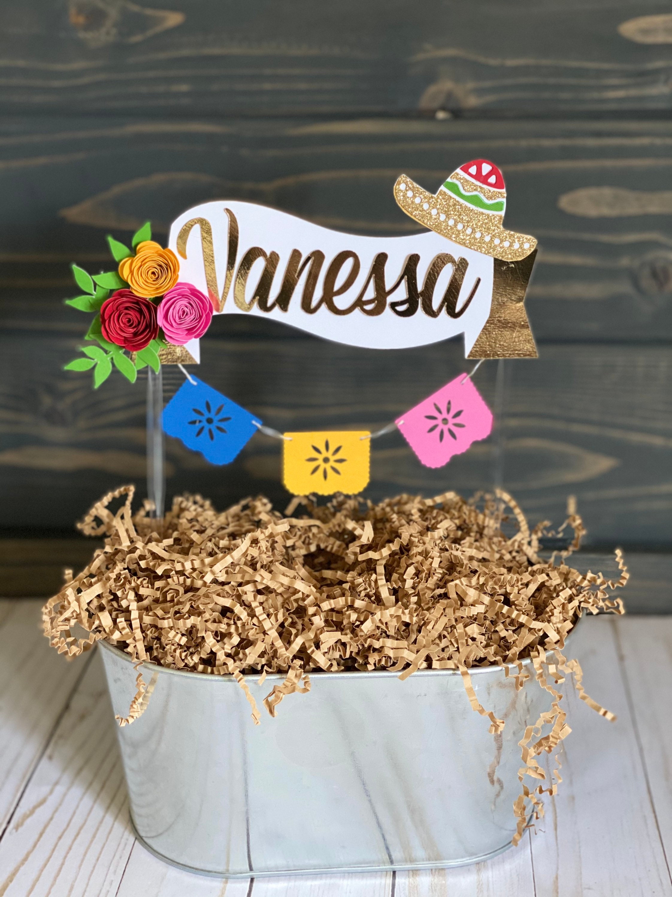 Fiesta Cake Topper Coco Cake Topper Fiesta Decoration - Etsy