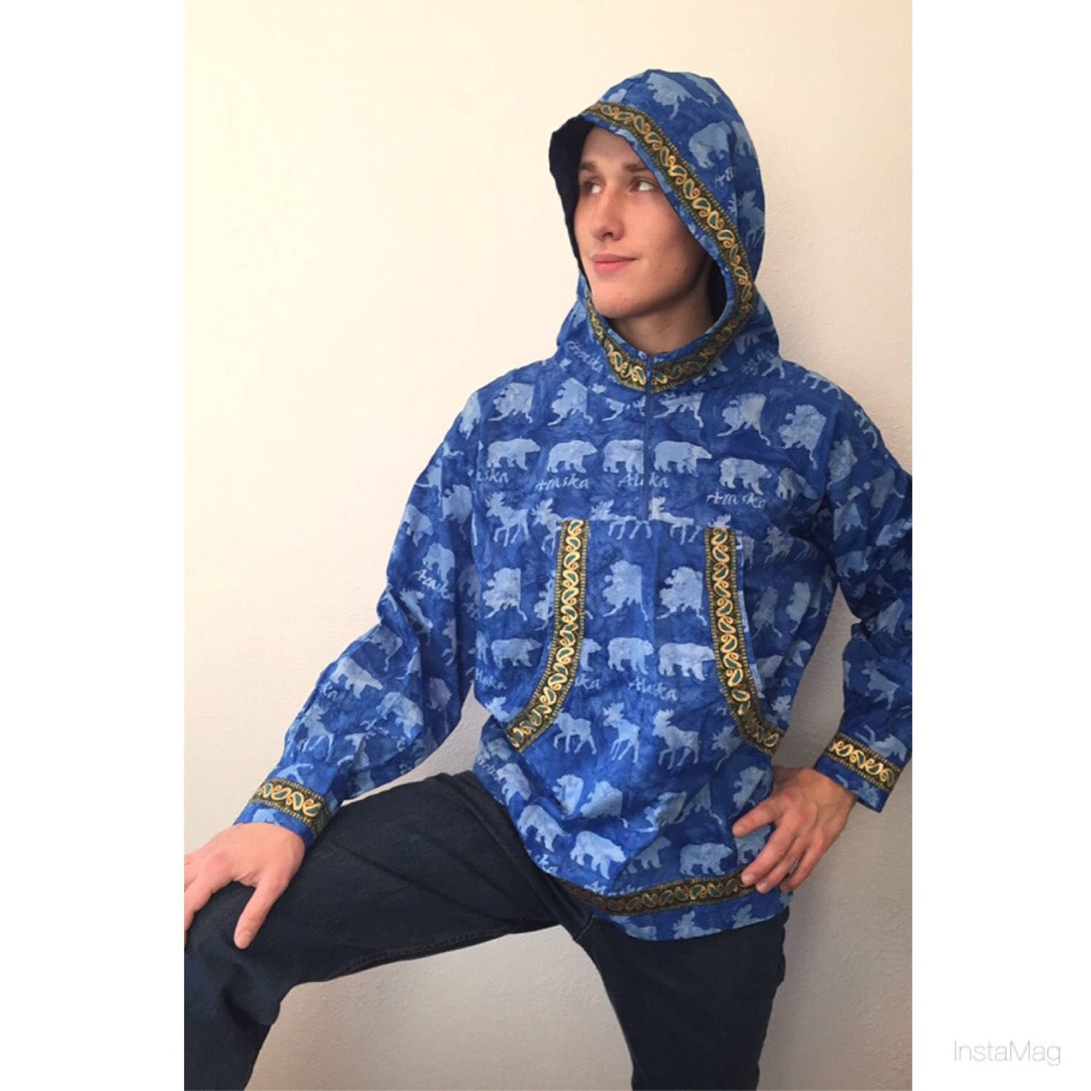 Men Kuspuk Bear Kuspuk Jacket Adult Kuspuk Christmas Gift | Etsy