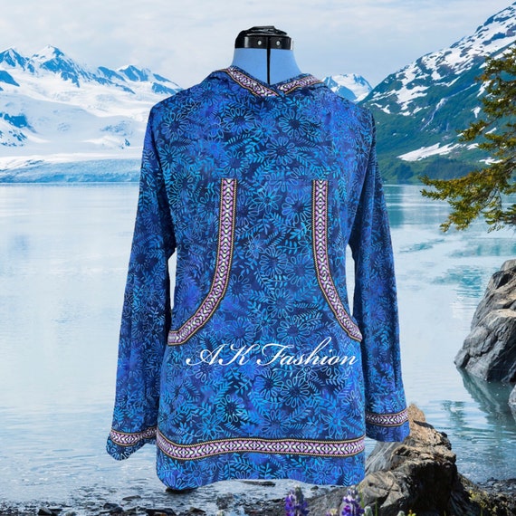 Women Kuspuk Adult Kuspuk Alaska Kuspuk Dress/jacket Floral - Etsy