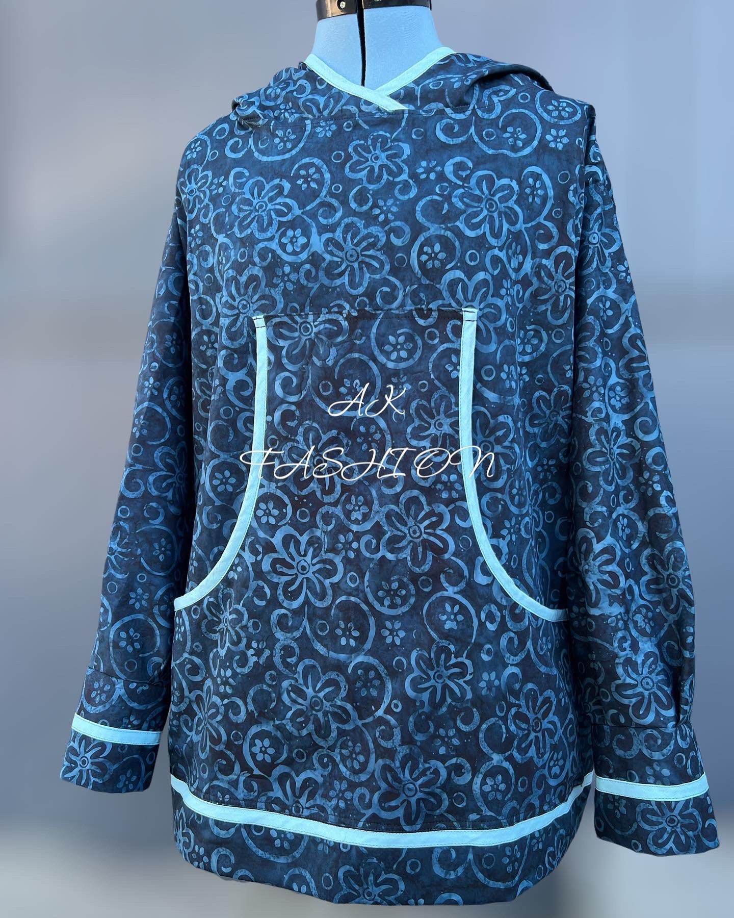 Women Kuspuk Adult Kuspuk Alaska Kuspuk Dress/jacket Floral - Etsy