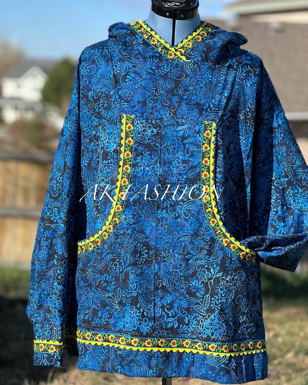 Women Kuspuk Adult Kuspuk Alaska Kuspuk Dress/jacket Floral Batiks ...