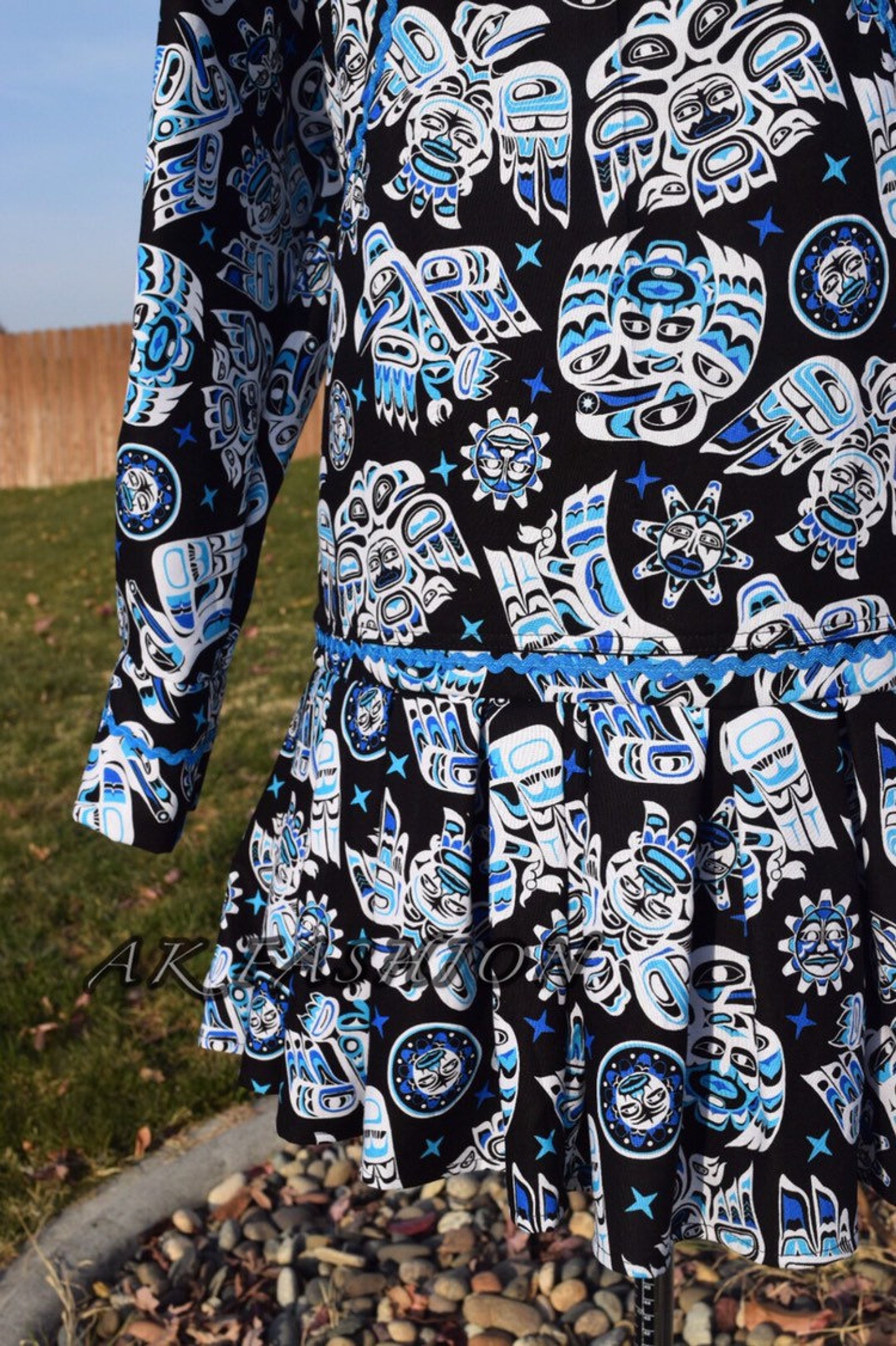 Women Kuspuk Adult Kuspuk Alaska Kuspuk Dress Love Birds | Etsy