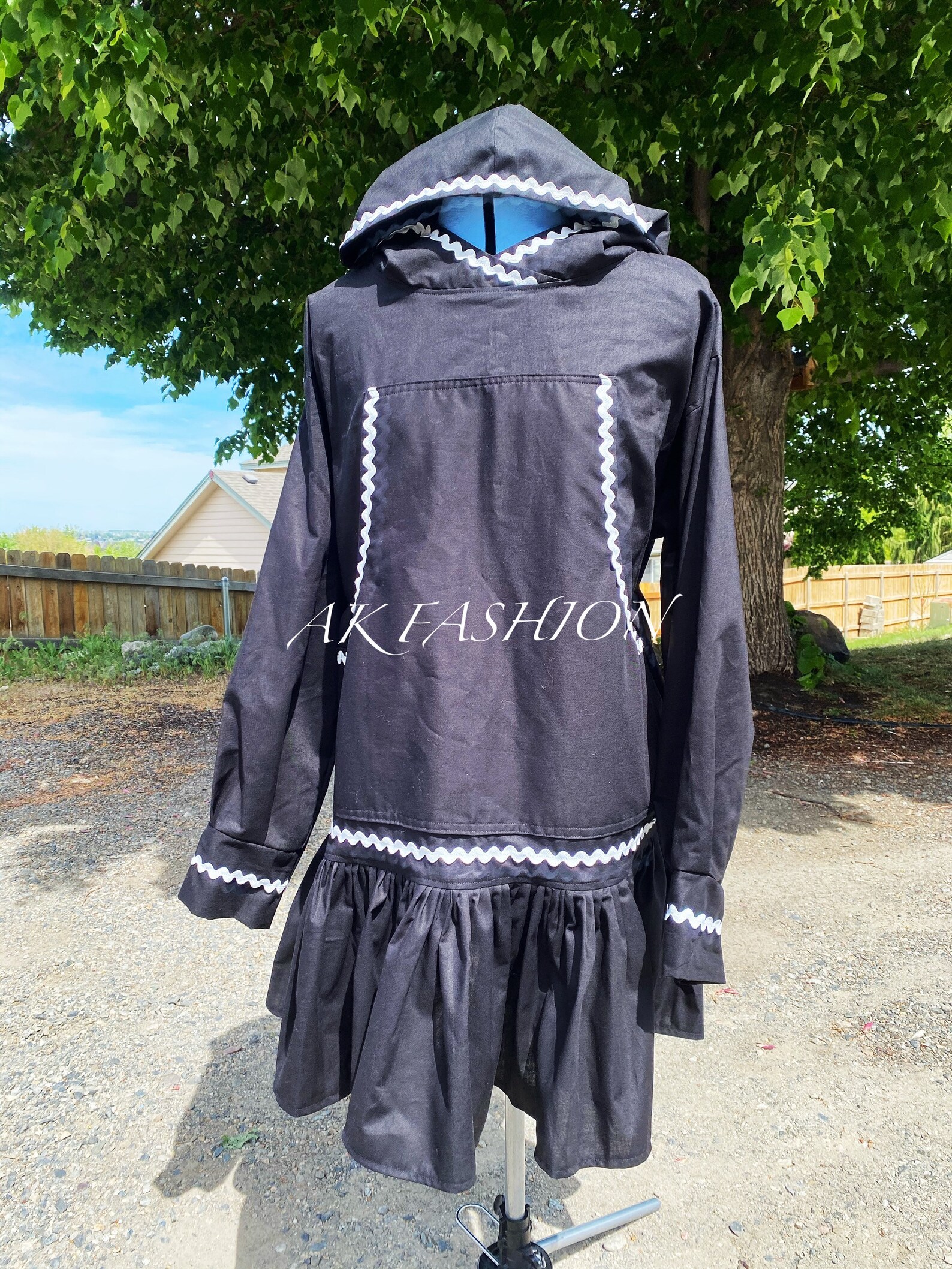 Women Kuspuk Adult Kuspuk Alaska Kuspuk Dress/jacket Black - Etsy