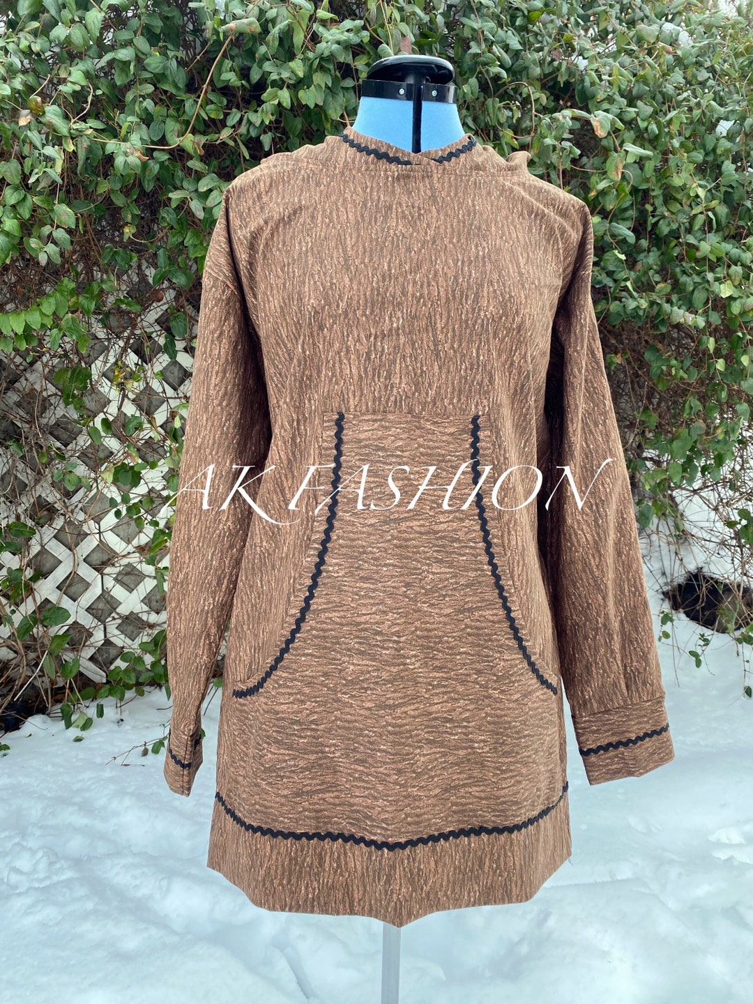 Men's Kuspuk Kuspuk Brown Kuspuk - Etsy UK