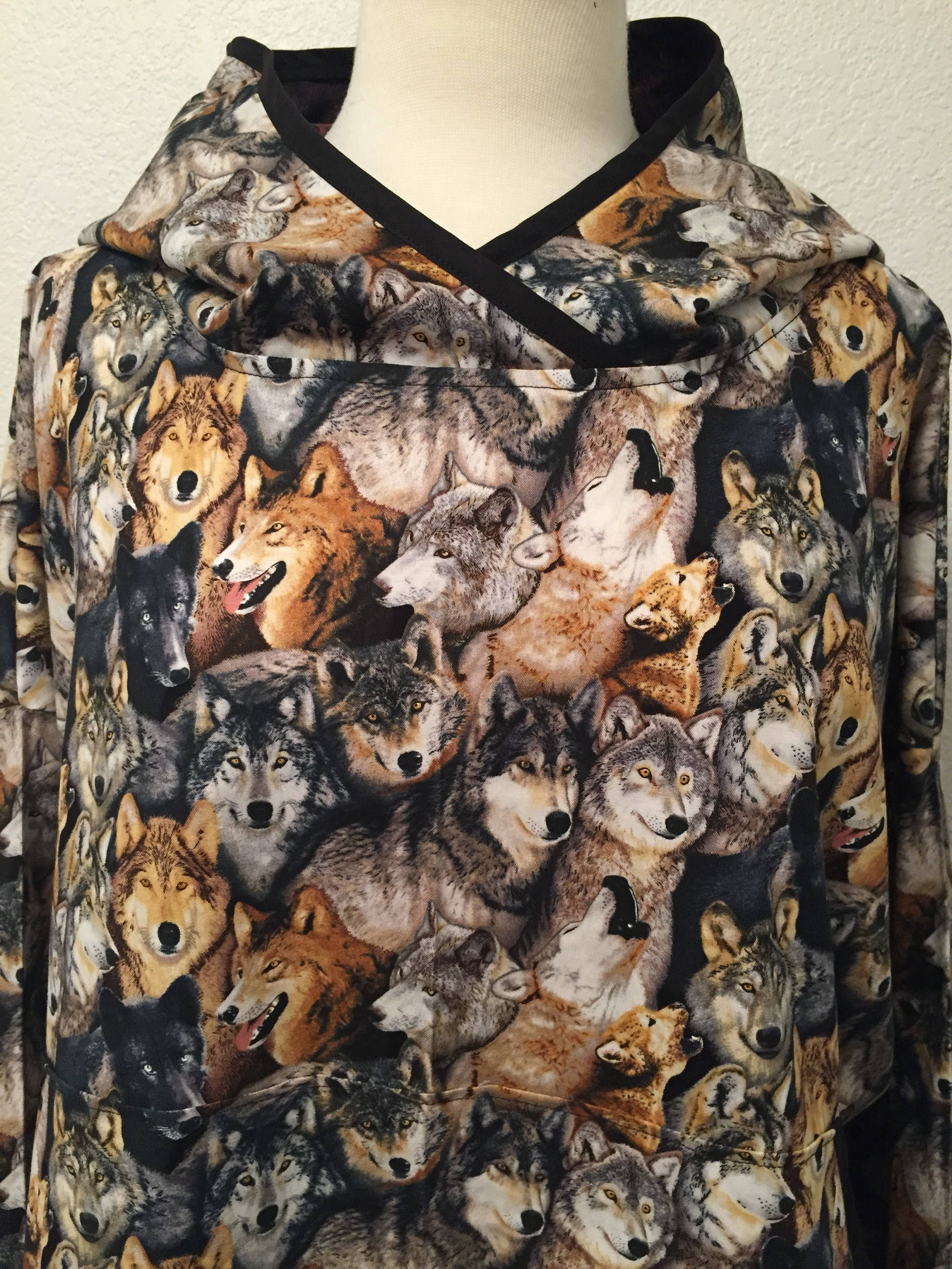 Men Kuspuk Wolf Kuspuk Jacket Alaska Kuspuks - Etsy