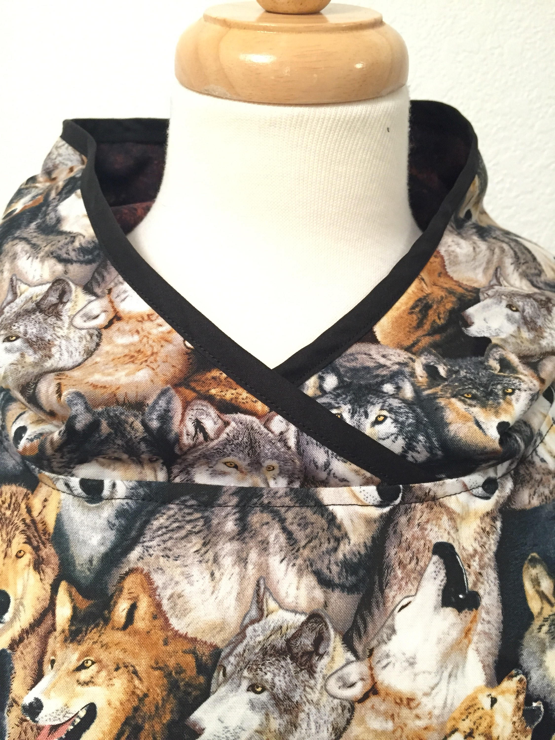 Men Kuspuk Wolf Kuspuk Jacket Alaska Kuspuks | Etsy