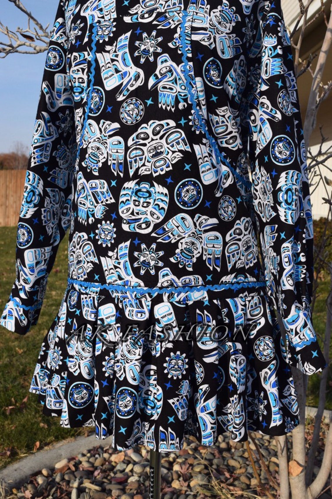 Women Kuspuk Adult Kuspuk Alaska Kuspuk Dress Love Birds | Etsy