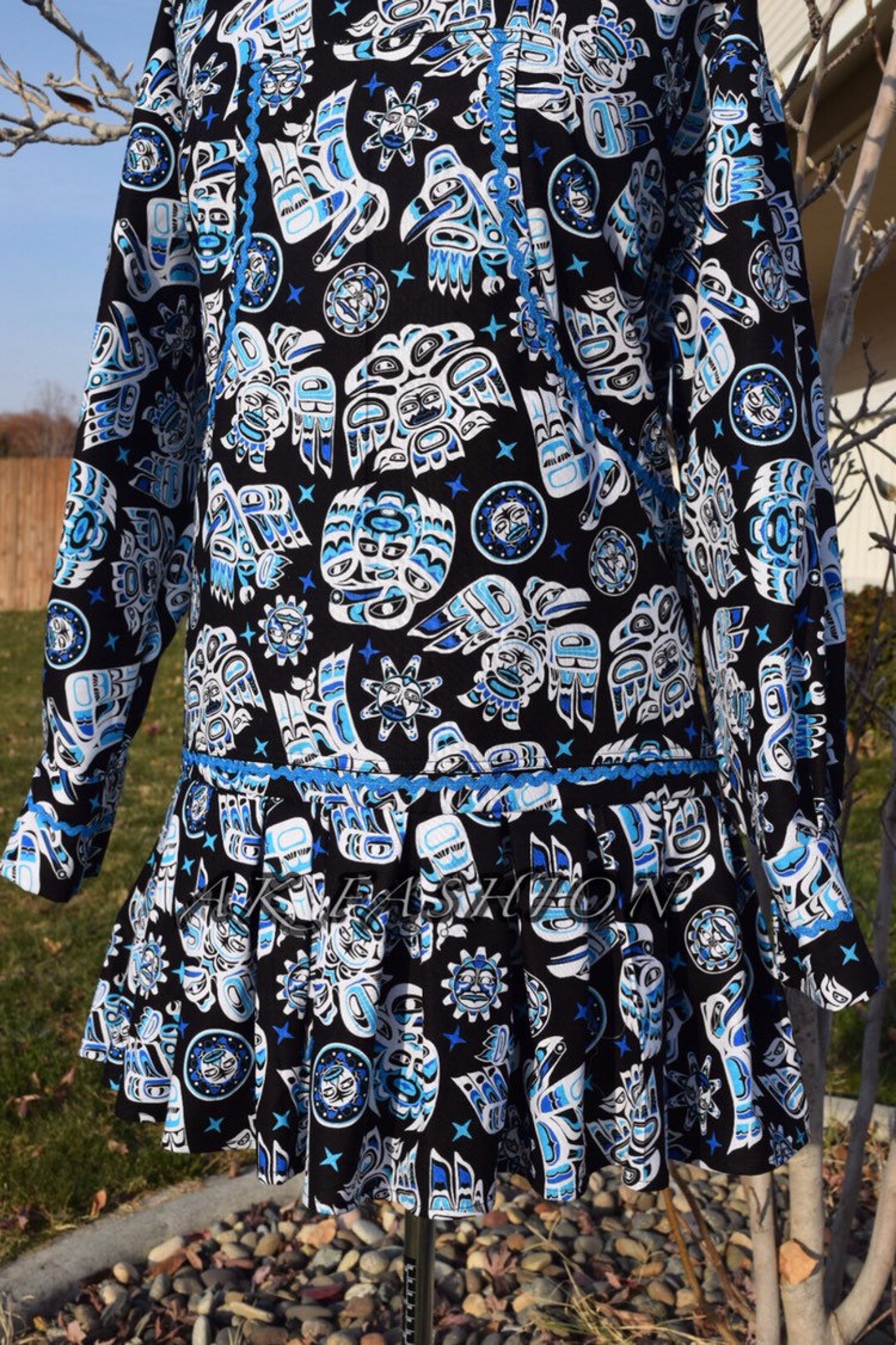 Women Kuspuk Adult Kuspuk Alaska Kuspuk Dress Love Birds | Etsy