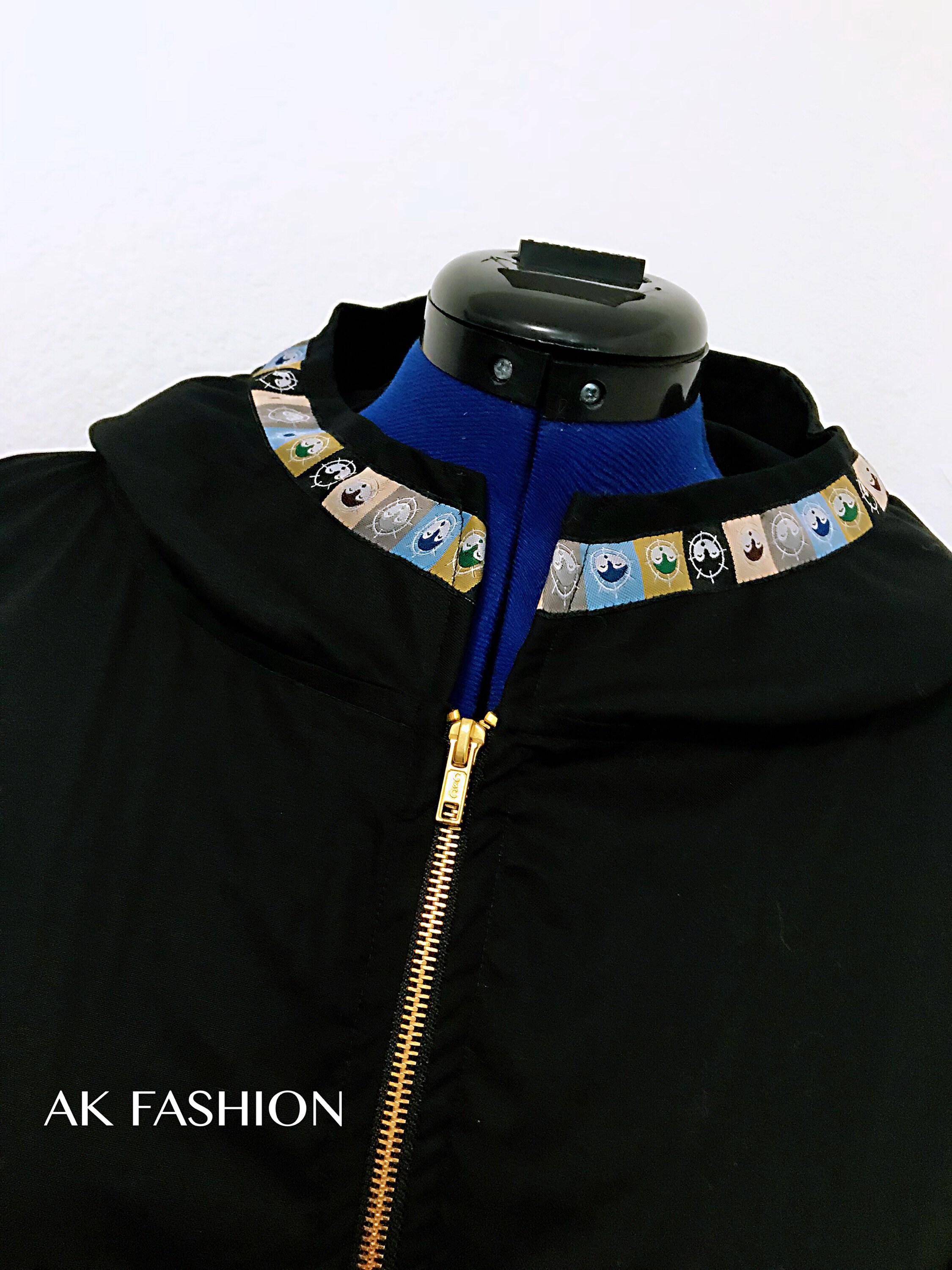 Men's Kuspuk Jacket Kuspuk Black With Native Head Trim - Etsy