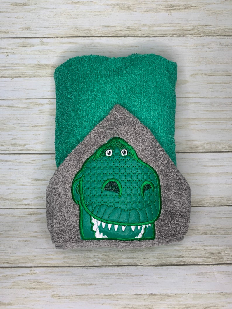 Toy Dino Hooded Towel Character Towels Hooded Pool Towels - Etsy UK