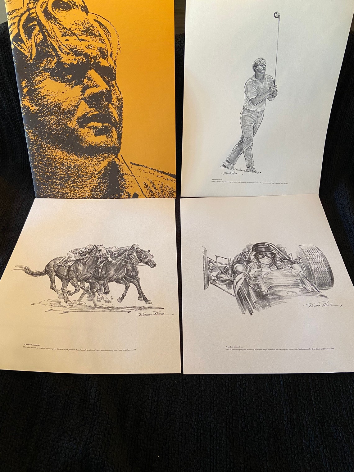 Robert Riger 6 Sport Prints | Etsy