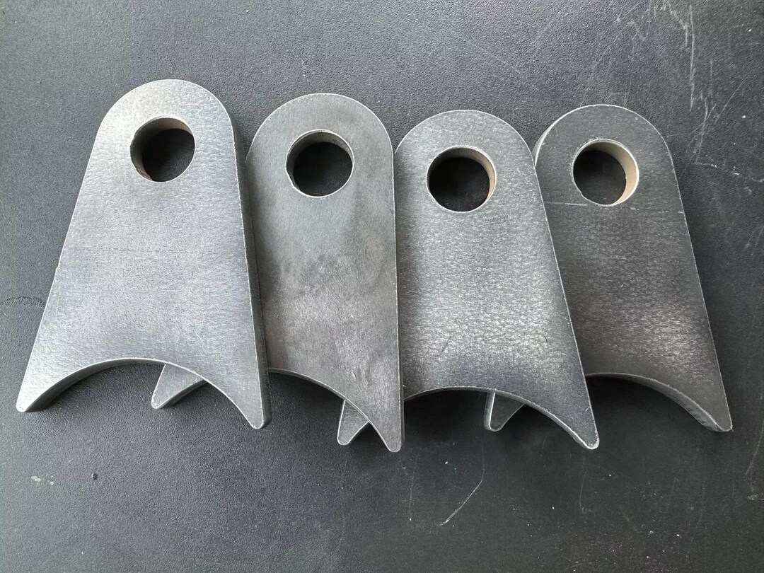 4 Link Tab Bracket, 1/4” Thick, 3/4” Hole, 2-5/8” Tall for 3” Tube ...