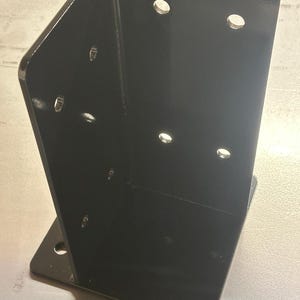 4x4 Corner Post Bracket With Bottom (3.5" X 3.5" Actual Size) – Heavy ...