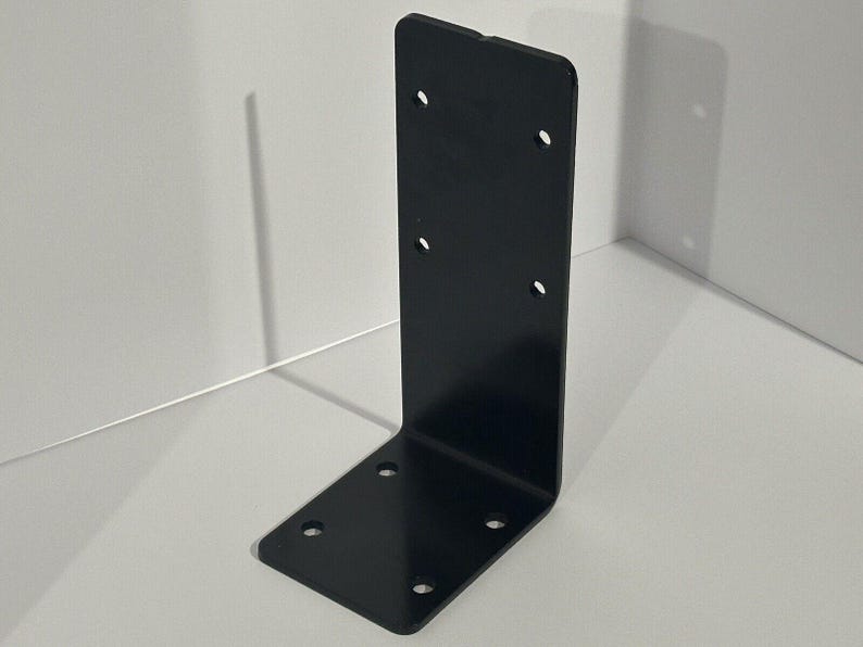 Heavy-duty L Bracket for 6x6 (5.5"x5.5") Posts – 1/4" Thick Structural ...