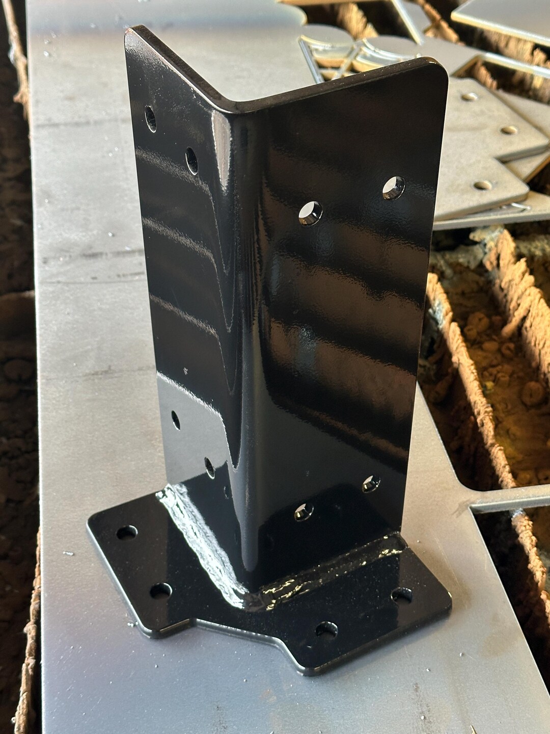 4x4 Reinforcement Corner Bracket Without Bottom (for Store-bought 4” X ...