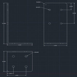 Heavy-duty L Bracket for 6x6 (5.5"x5.5") Posts – 1/4" Thick Structural ...