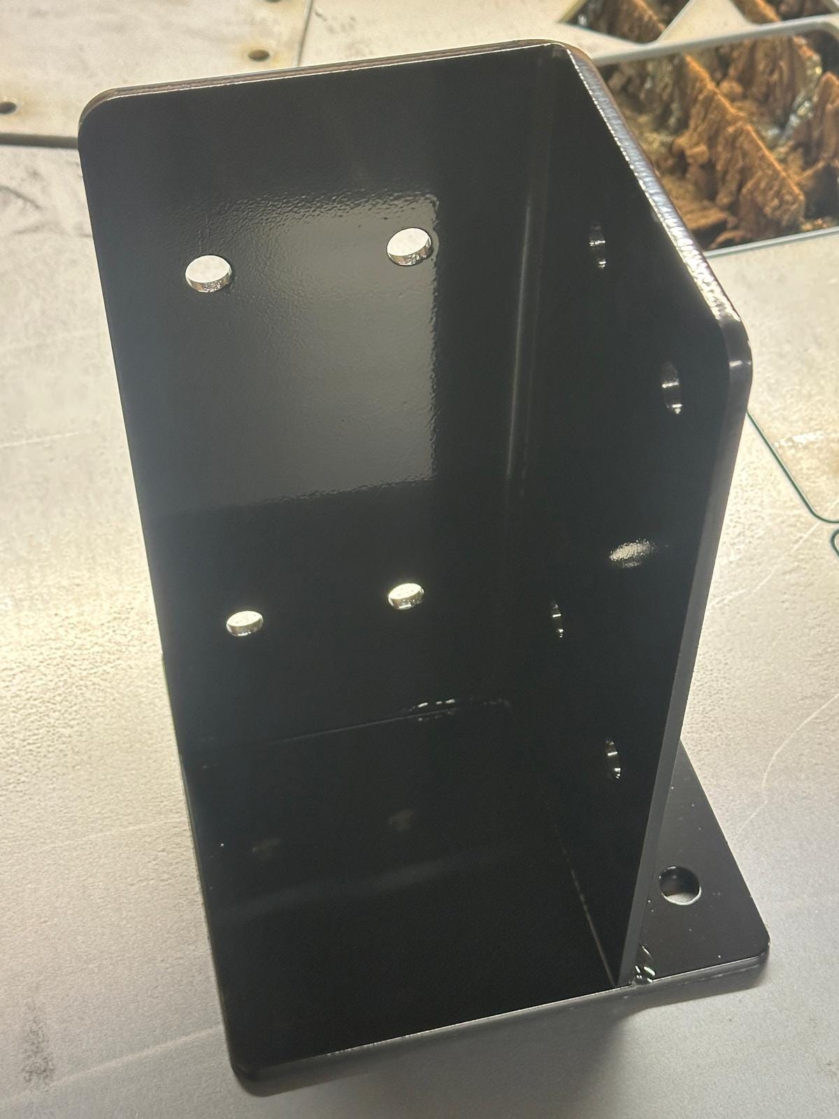 True 6x6 Corner Post Bracket With Bottom (6" X 6" Actual) – Heavy-duty ...