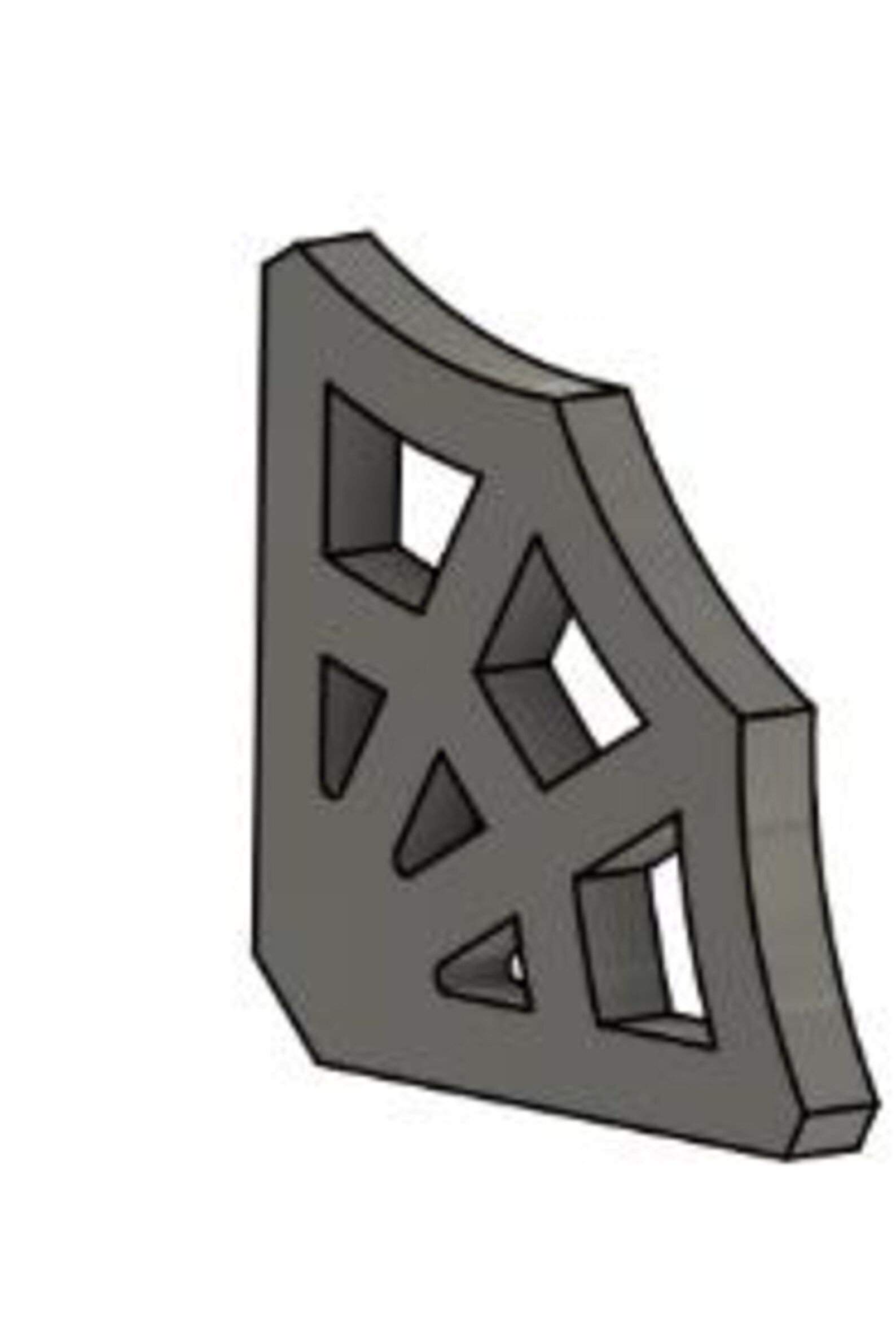 5" Spider Web Gusset, 90degree, 1/4" Steel Weld Bracket - Etsy