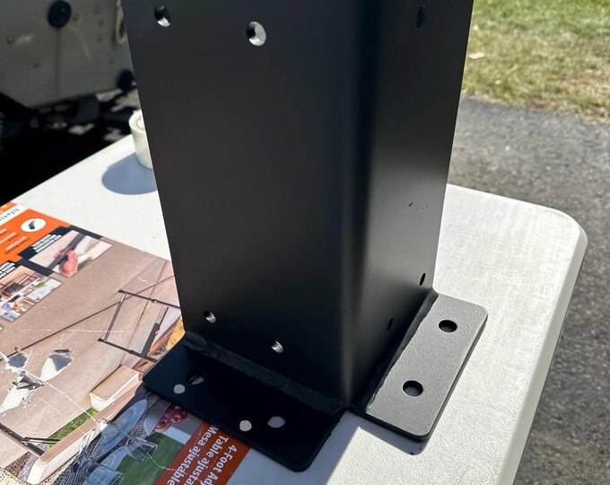 True 6x6 Corner Post Bracket With Bottom (6" X 6" Actual) – Heavy-duty ...