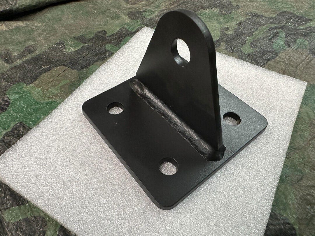 Batting Cage Anchor Plate | 5”x5” Base, 4” Tall | 1/4" Thick Steel ...