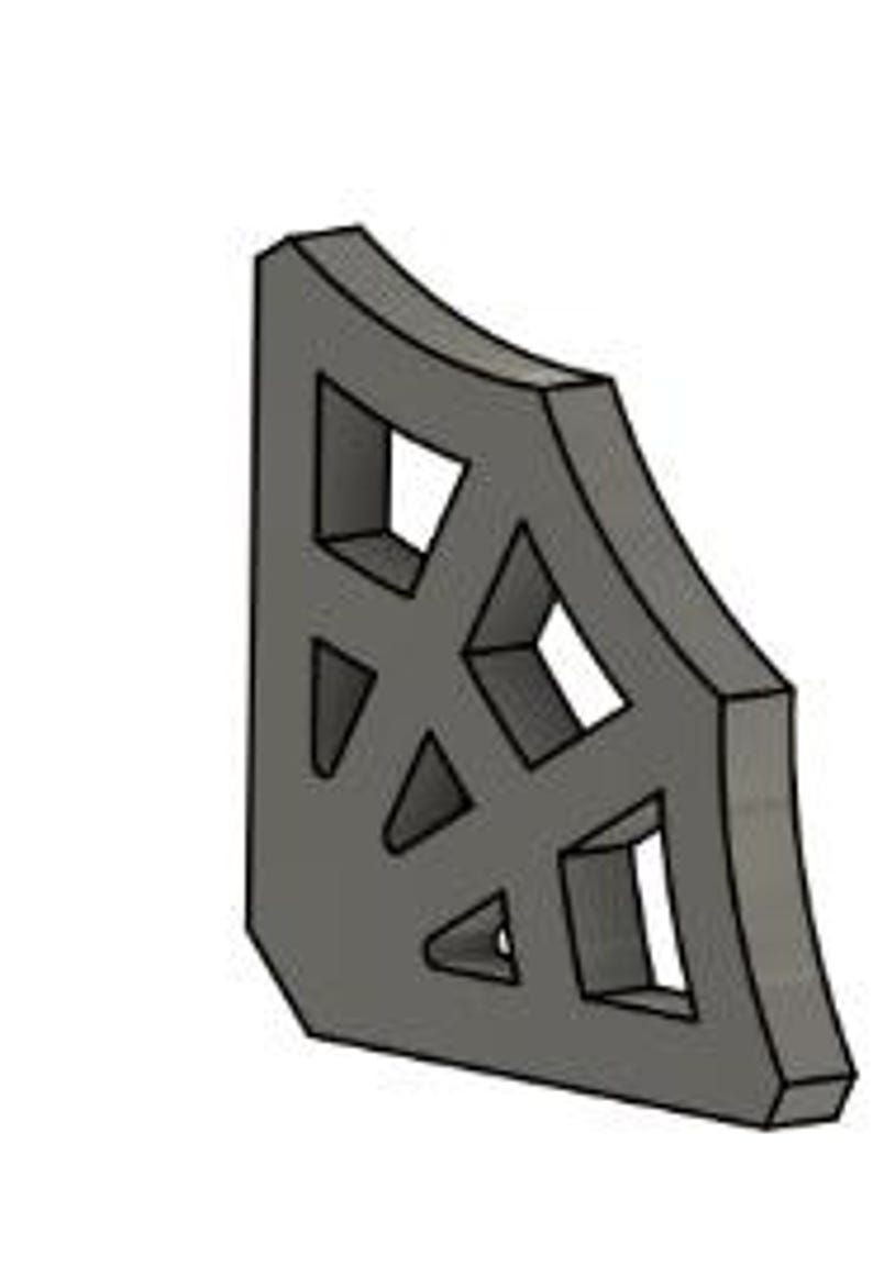 4-pack, 5" Spider Web Gusset 90degree, 1/4" Steel Weld Bracket - Etsy