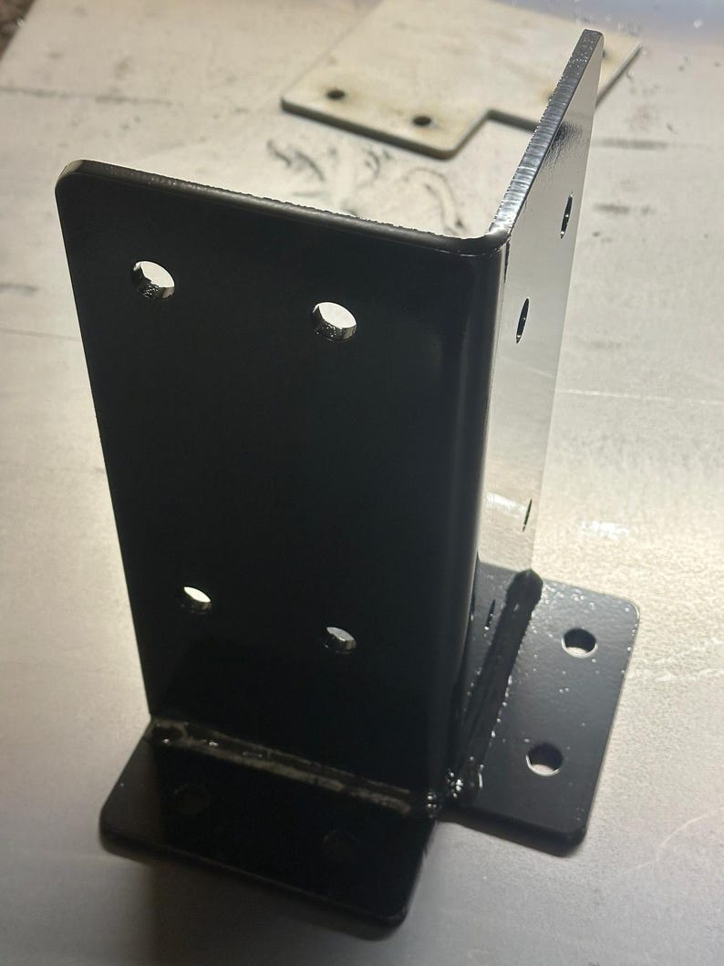 True 4x4 Corner Post Bracket With Bottom (4" X 4" Actual) – Heavy-duty ...