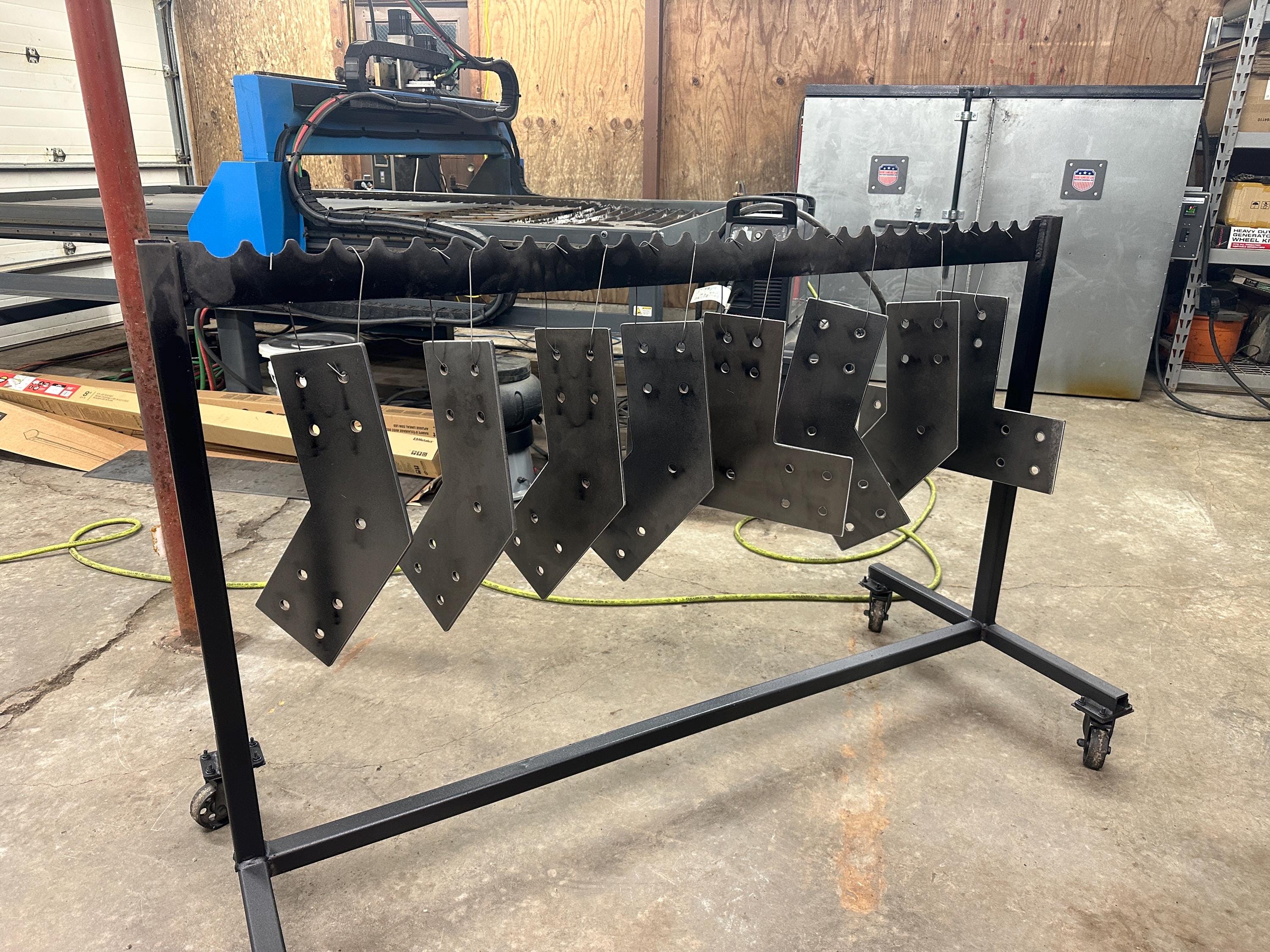 6x6, T Bracket – Heavy-duty, Open Timber Truss Framing Bracket, 1/4 ...