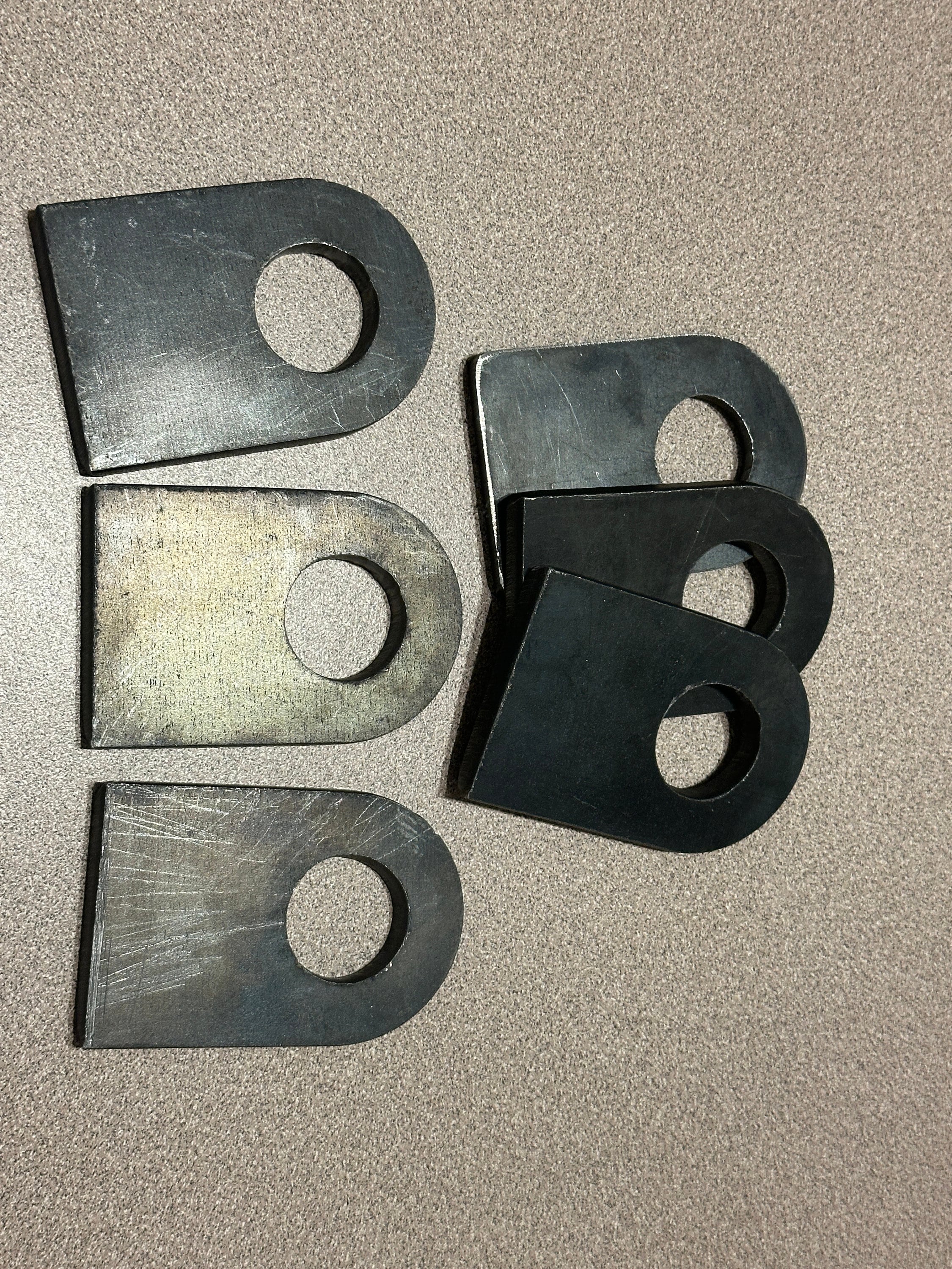 Weld-on Tabs, Pad Eyes & Shackle Mounts – Heavy-duty 6 Pack (1/4" Thick ...