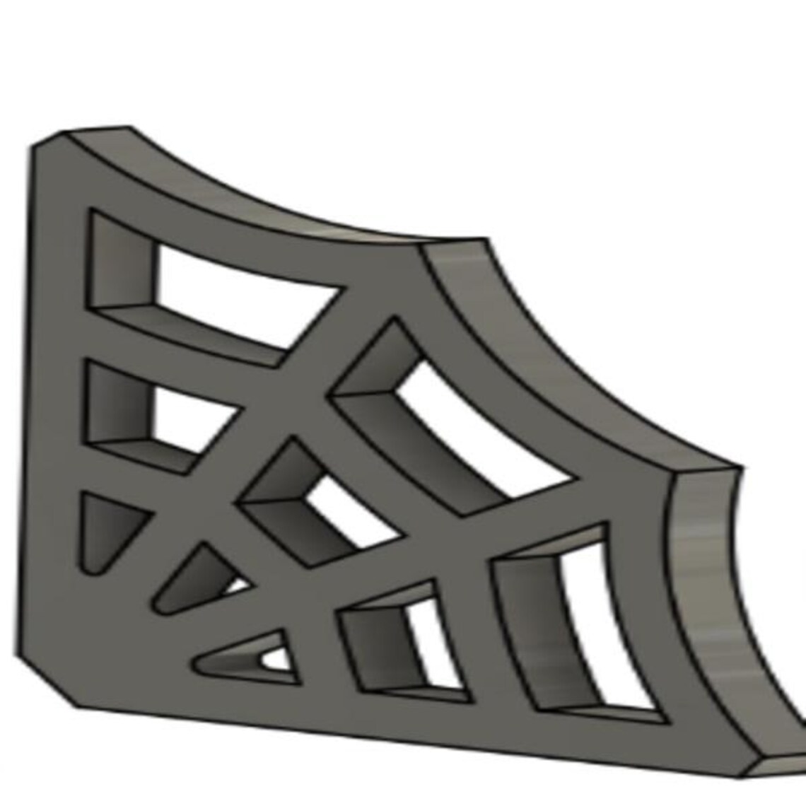 4-pack, 3" Spider Web Gusset, 90degree, 1/4" Steel Weld Bracket - Etsy