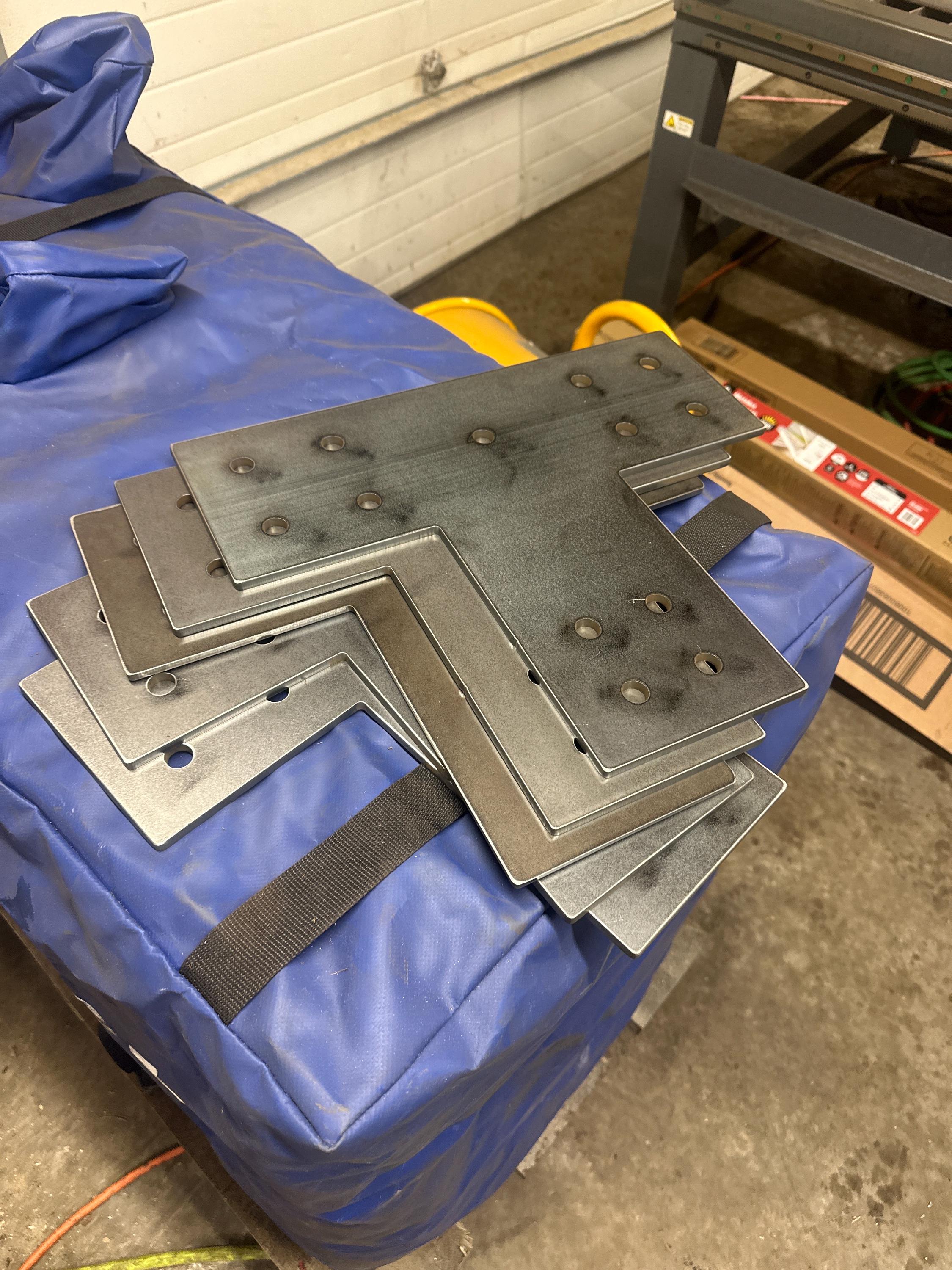 6x6, T Bracket – Heavy-duty, Open Timber Truss Framing Bracket, 1/4 ...