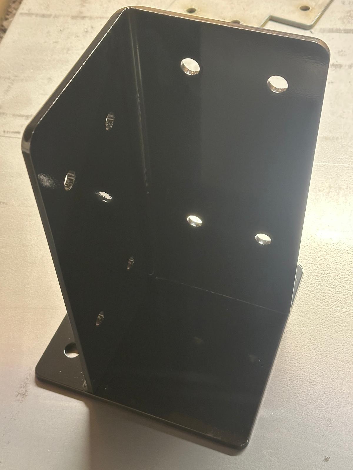 True 4x4 Corner Post Bracket With Bottom (4" X 4" Actual) – Heavy-duty ...