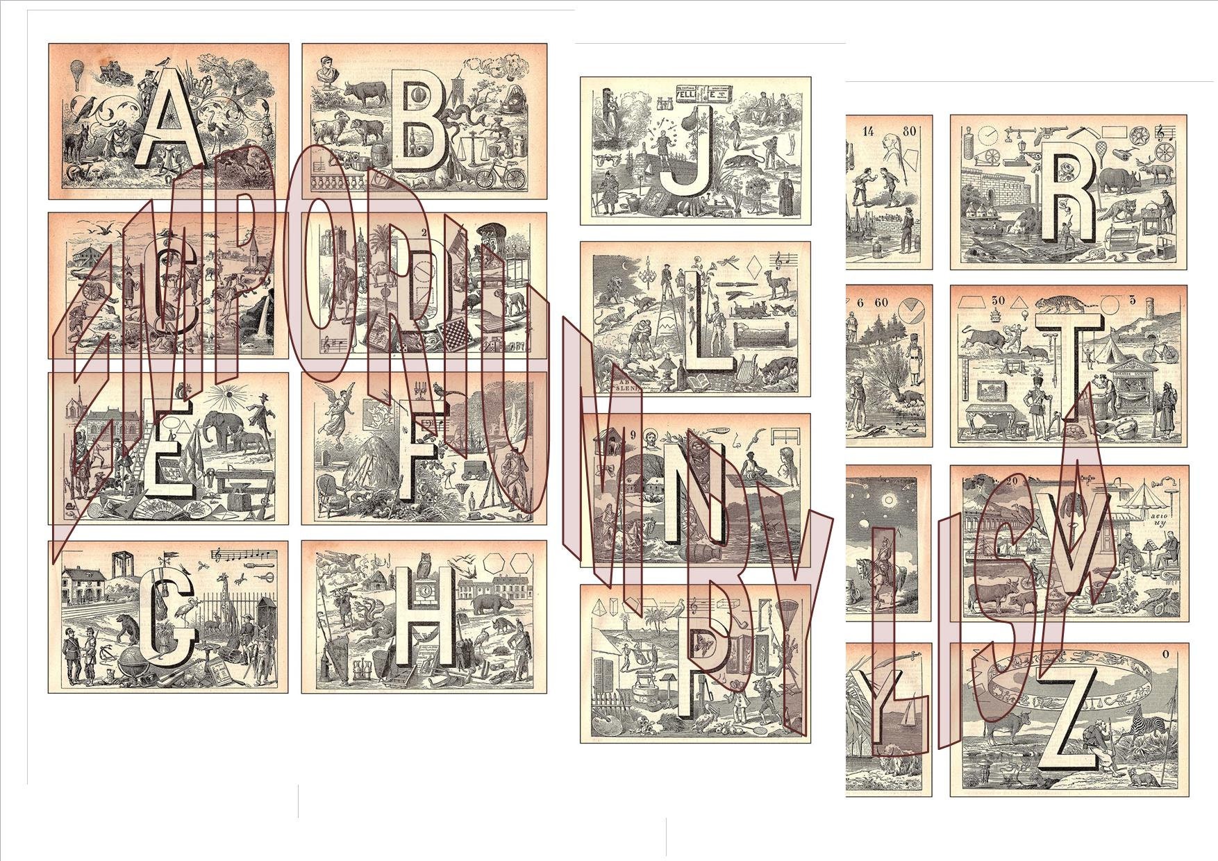 FRENCH DICTIONARY ALPHABET - Etsy