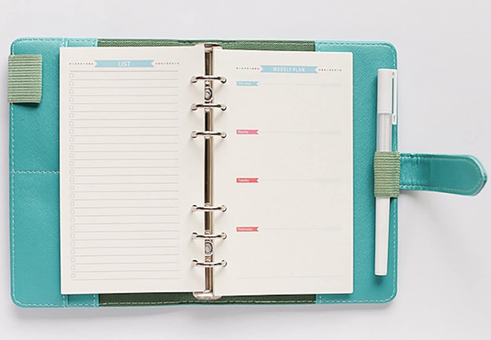 Planner Refills Monthly Weekly A5 A6 Bullet Journal Print | Etsy