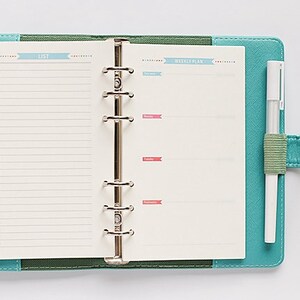 Planner Refills Monthly Weekly A5 A6, Bullet Journal Print Outs, 6 Ring ...