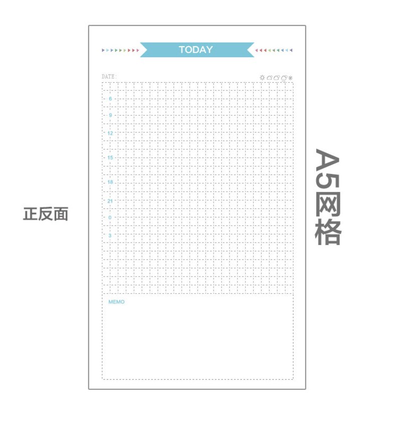 Planner Refills Monthly Weekly A5 A6 Bullet Journal Print | Etsy