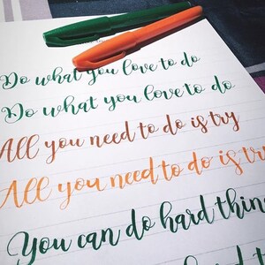 Pentel Brush Pens, Brush Lettering Starter Bujo Planner Journaling ...