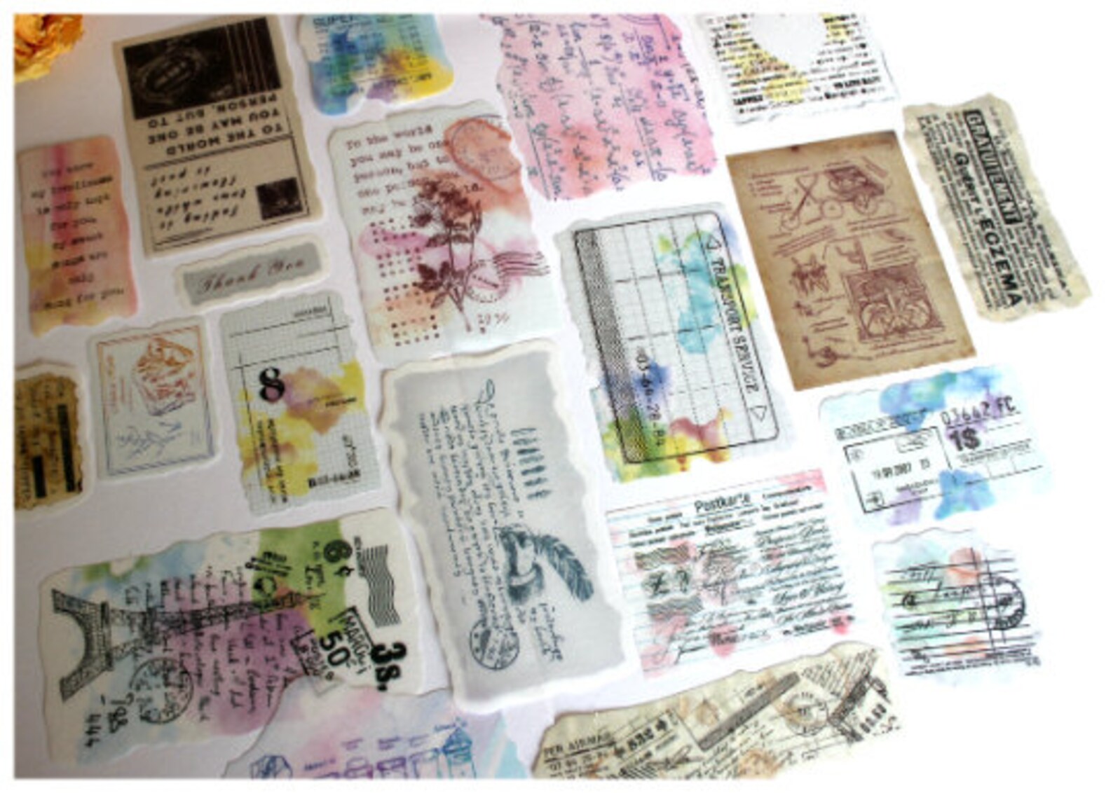 60 planner stickers bujo decal junk journal supplies ephemera | Etsy