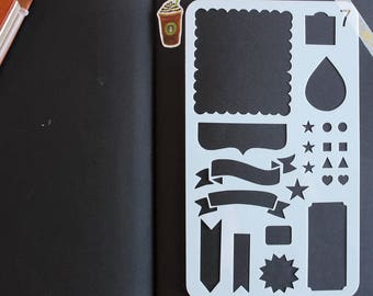 Note Stencil /journal Stencil /notebook Stencil/ Life is Stage - Etsy