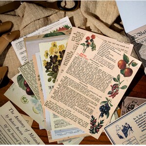 Junk Journal Kit Paper Ephemera Pack Journal Supplies Collage Layers