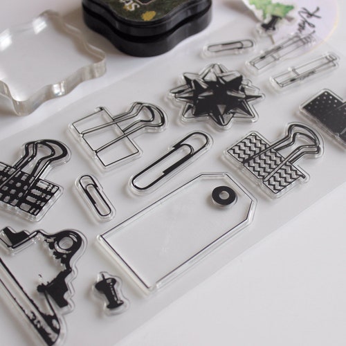 The Long Tail Clips Transparent Clear Silicone Stamp/seal for | Etsy