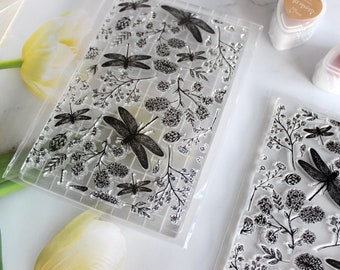 Cotton Plant Clear Stamp/botanical Clear Stamp/fluffy Soft Seed ...