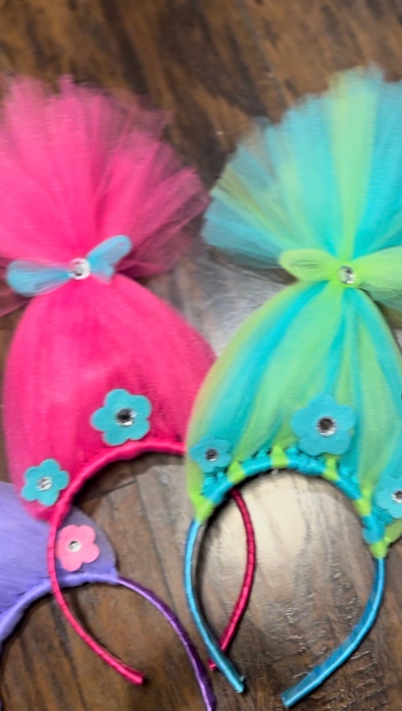 Trolls Headbands - Etsy