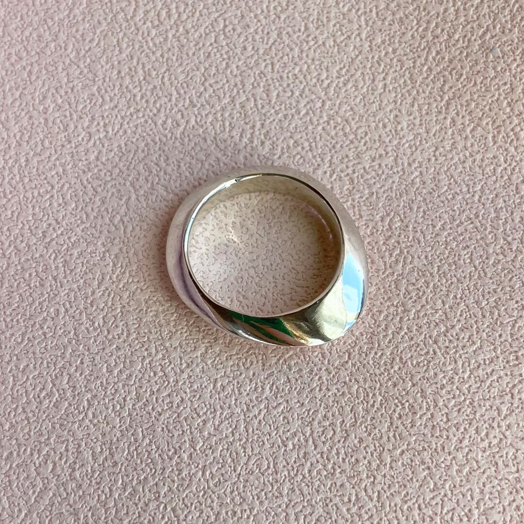 Ovoid Ring Geometric Shaped Ring - Etsy