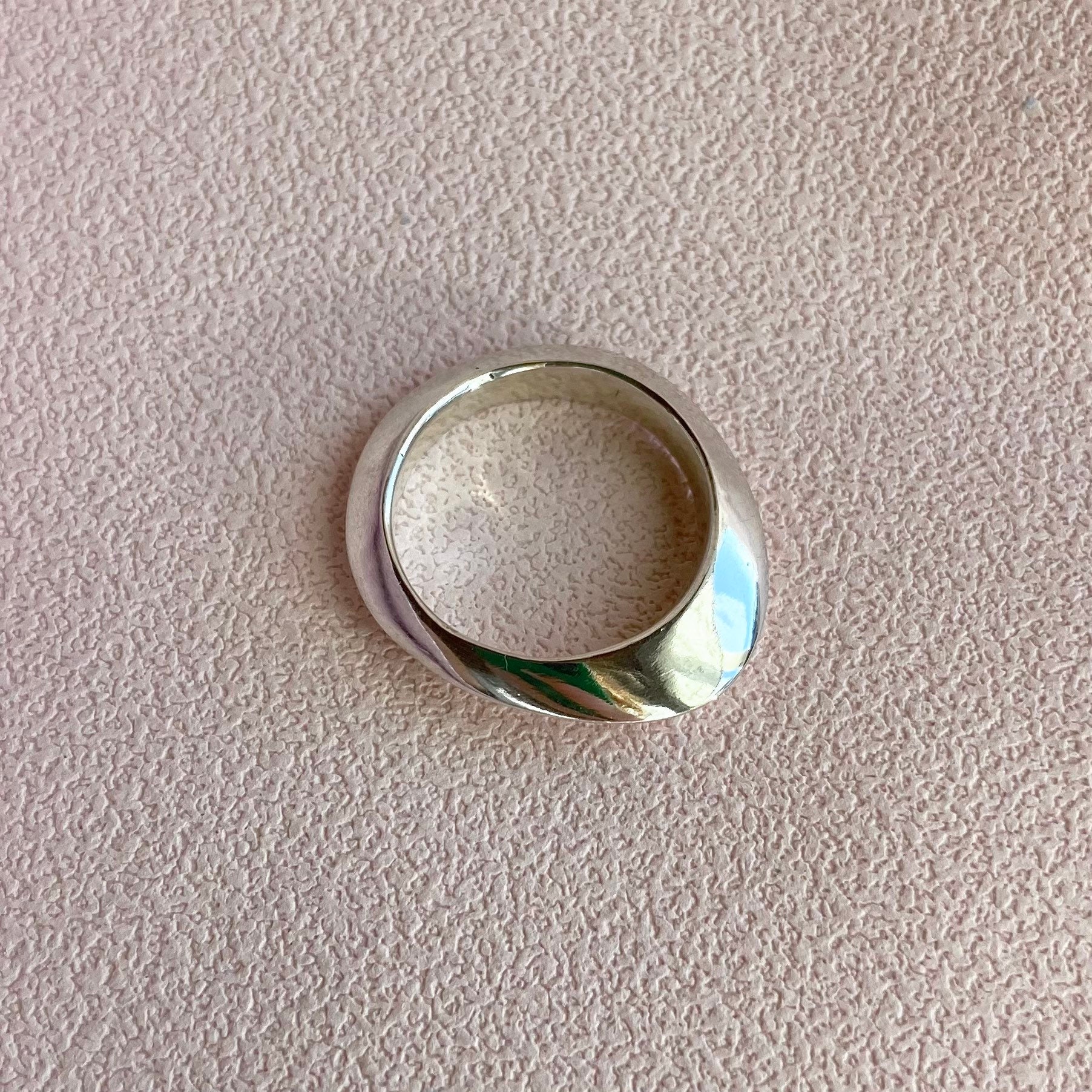 Ovoid Ring Geometric Shaped Ring - Etsy
