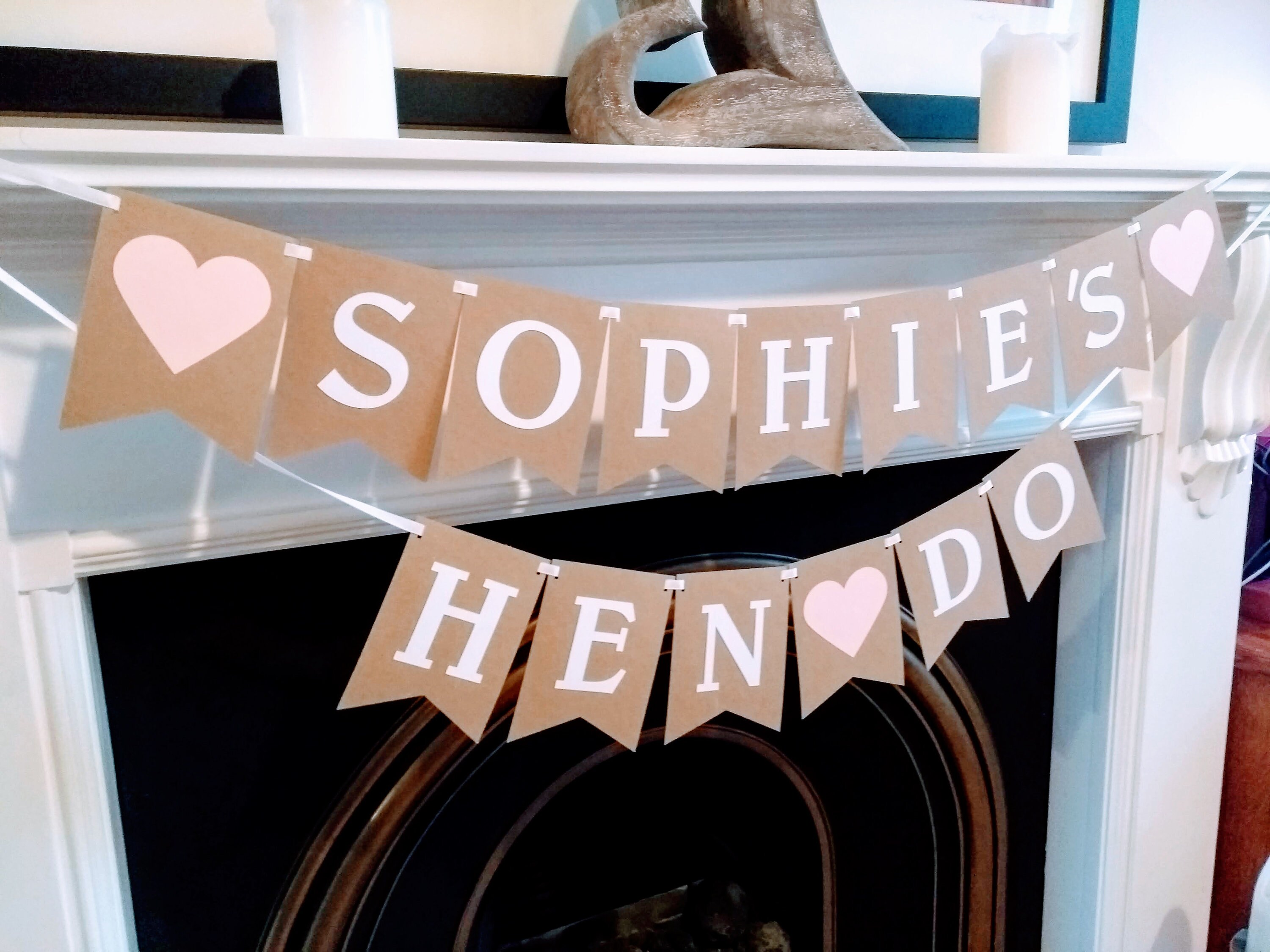 Custom Hen Party Decoration Bridal Shower Banner - Etsy UK